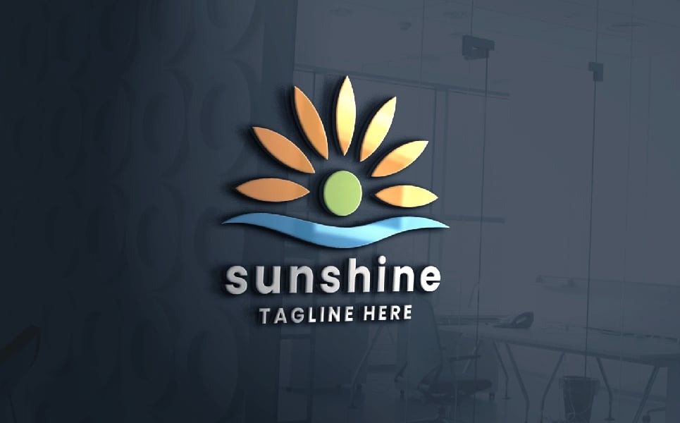 Modèle de logo Sunshine Pro #332926 - TemplateMonster