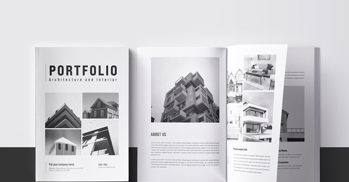 Modern Architecture and Interior Portfolio Design