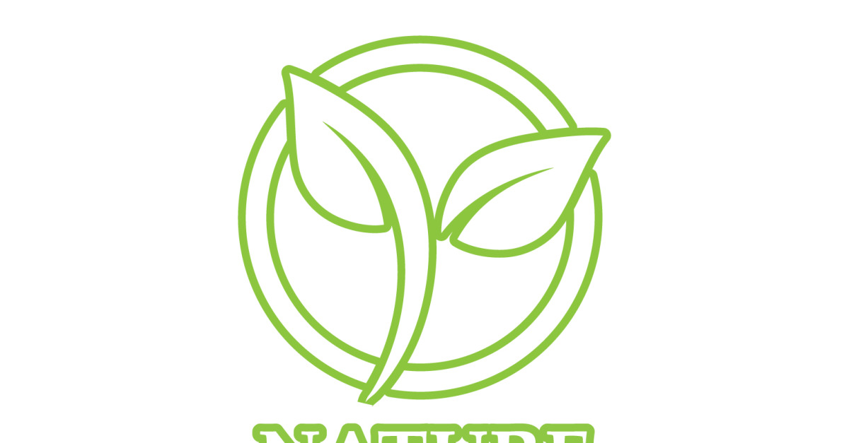 Eco leaf green nature element go green logo v28