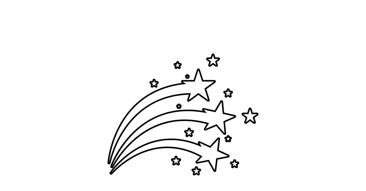 Shooting star design vector decoration v15 - TemplateMonster