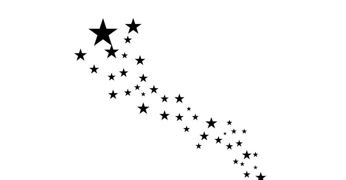 Shooting star design vector decoration v4 - TemplateMonster