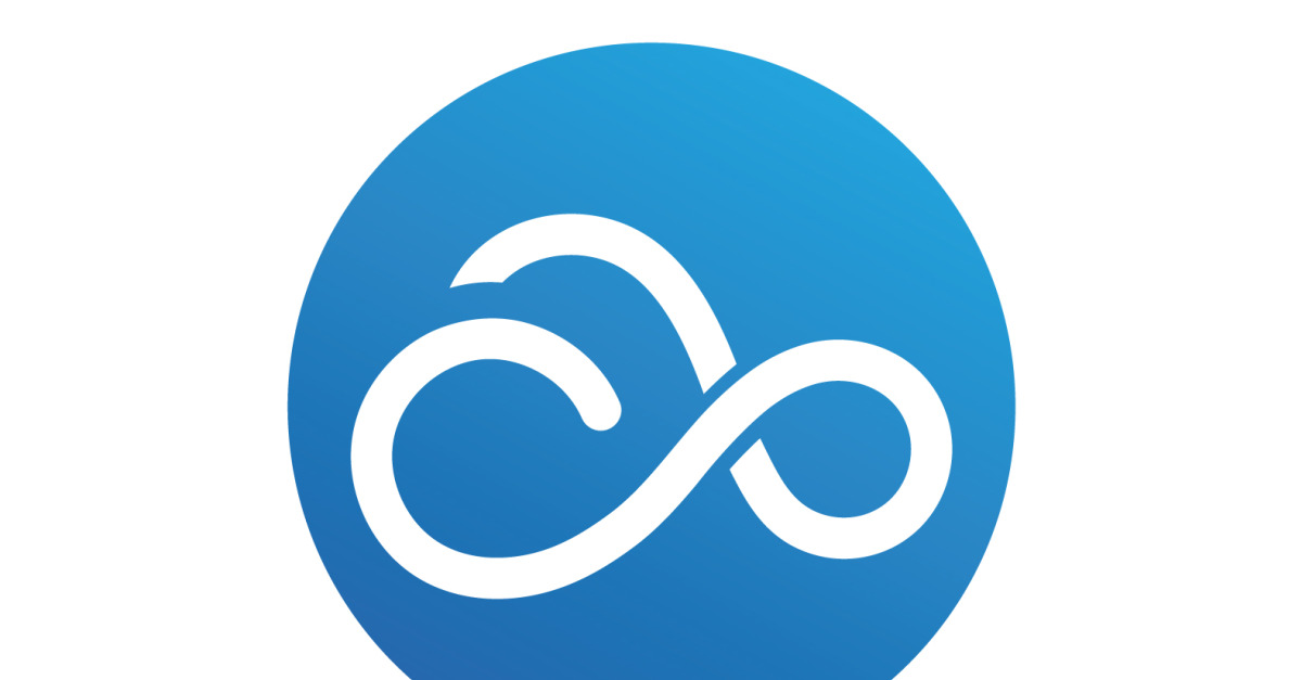 Cloud logo icon server save data template design v21