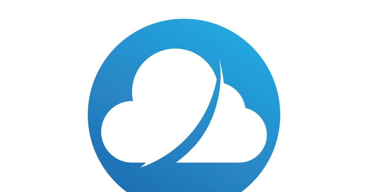 Cloud logo icon server save data template design v35