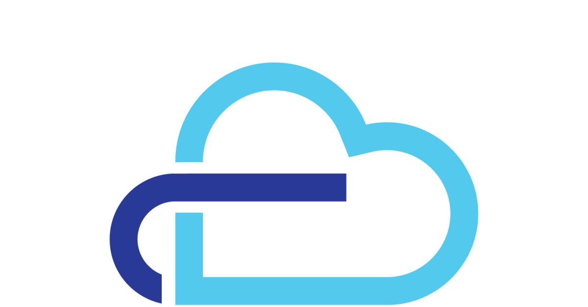 Cloud logo icon server save data template design v7