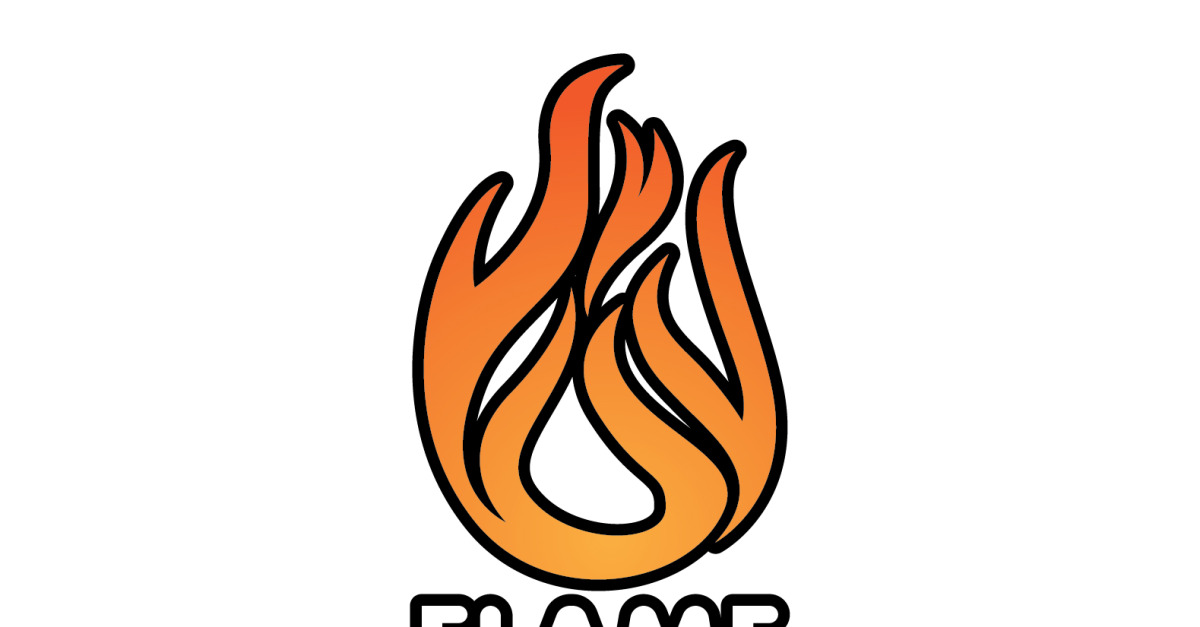 Flame fire hot burning logo template v3 - TemplateMonster