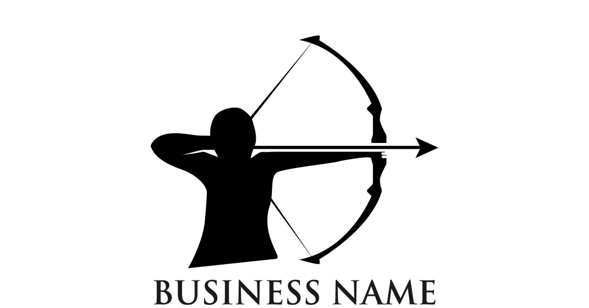 Archer logo y símbolo plantilla vector diseño v2