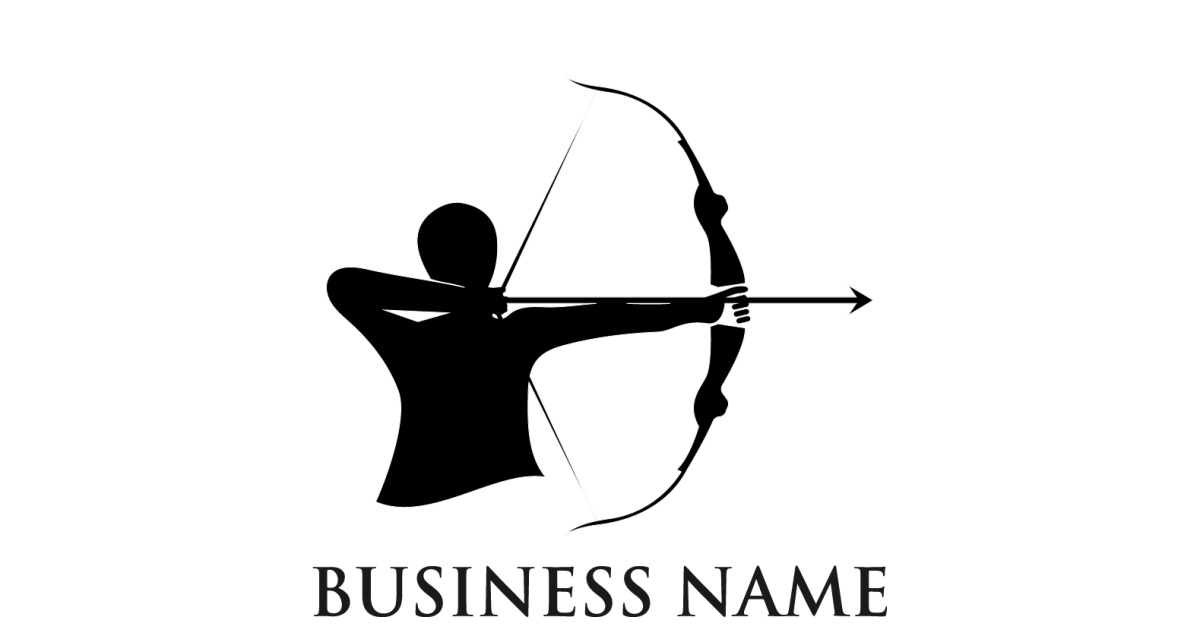 Archer logo y símbolo plantilla vector diseño v3