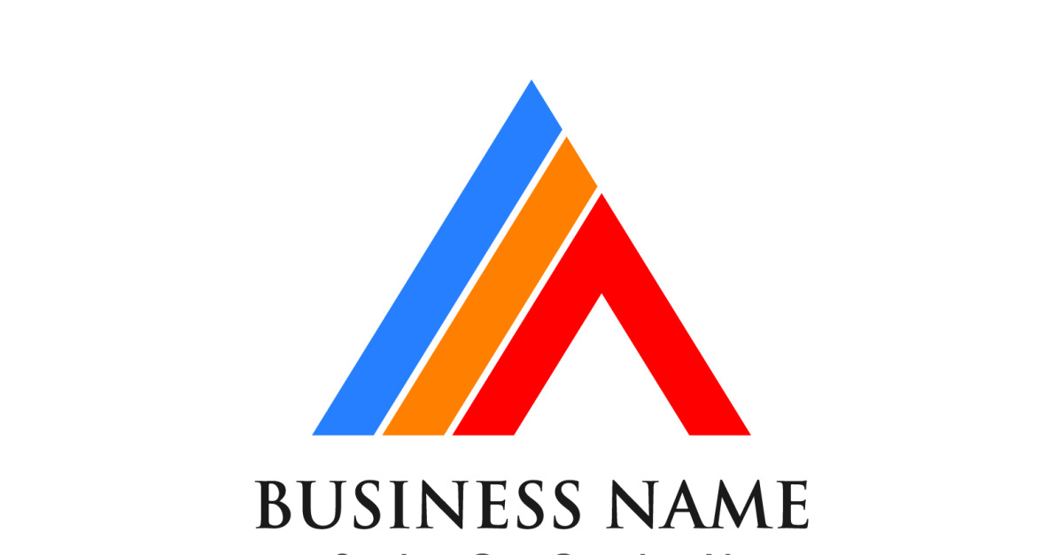 Business A letter initial logo design vector v15