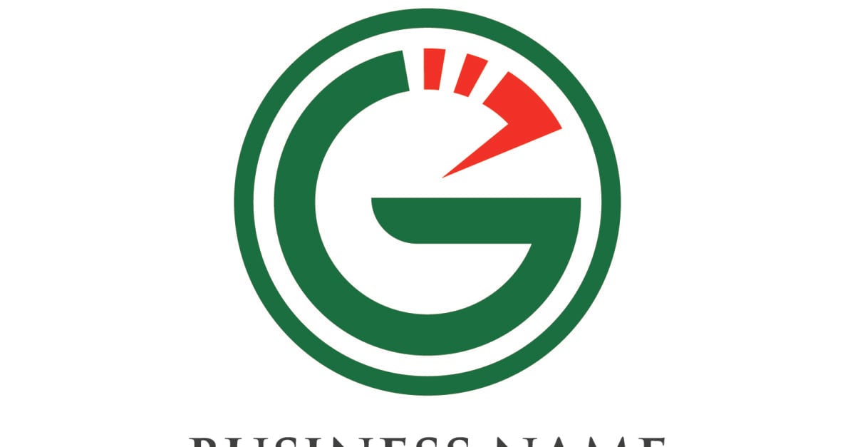 G harfi ilk iş logo şablonu vektörü v4 - TemplateMonster