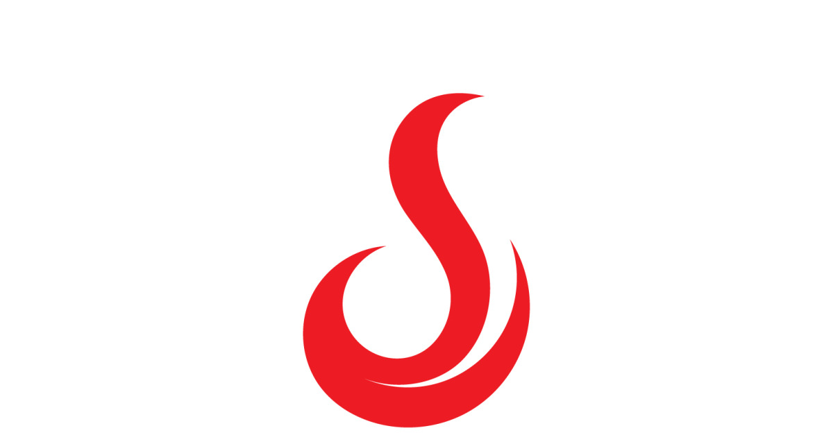 Flame fire burn hot logo icon template design v25