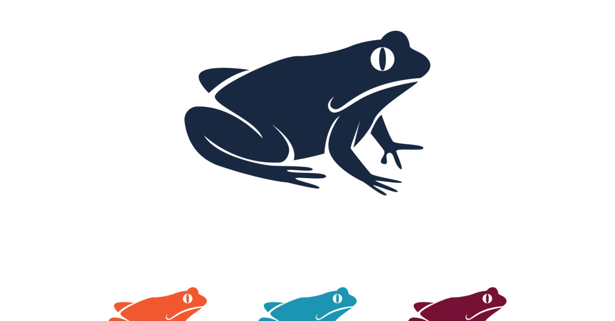 Animal rana icono logo plantilla vector v3 - TemplateMonster