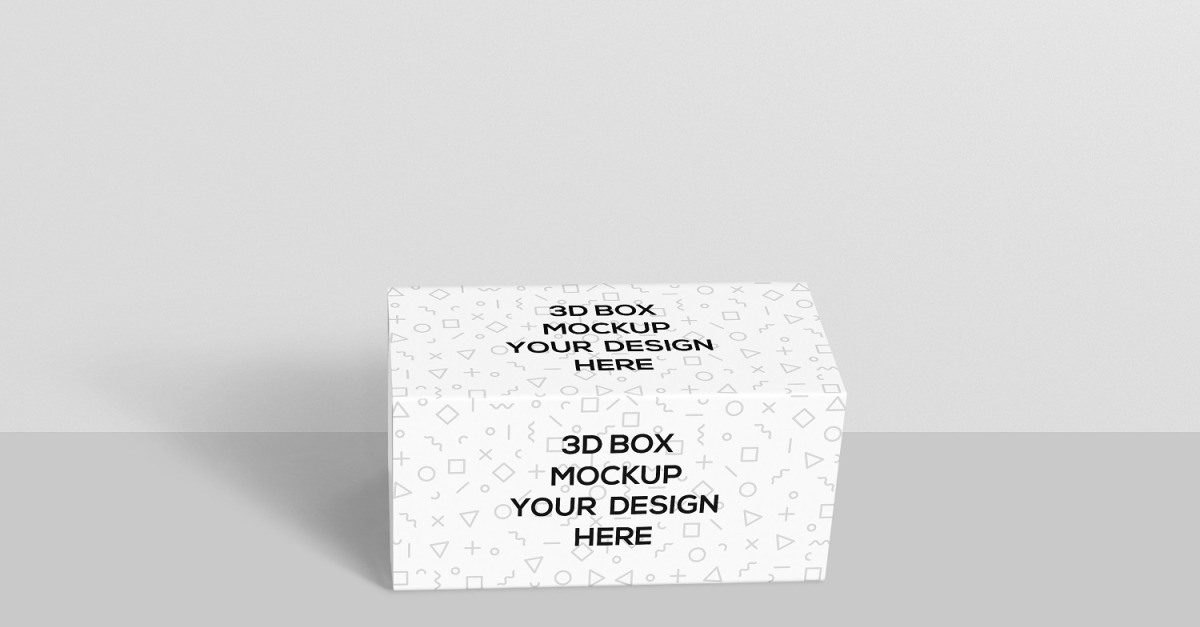 Horizontal Rectangle Box Mockup 2 #333912 - TemplateMonster
