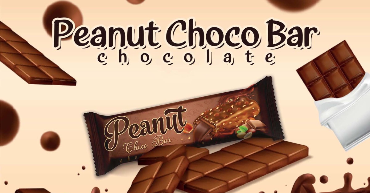 Peanut Choco Bar Chocolate Diseño De Envases - Chocolate