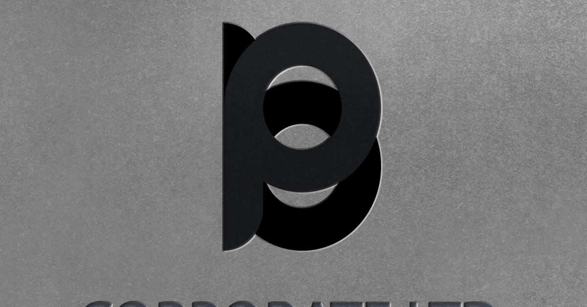 Pb Logo design - Editable and ready for download corporate logo design