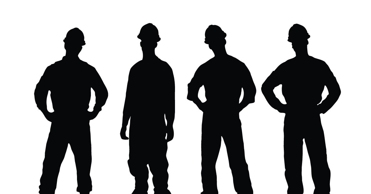 Mechanic silhouette vector collection - TemplateMonster