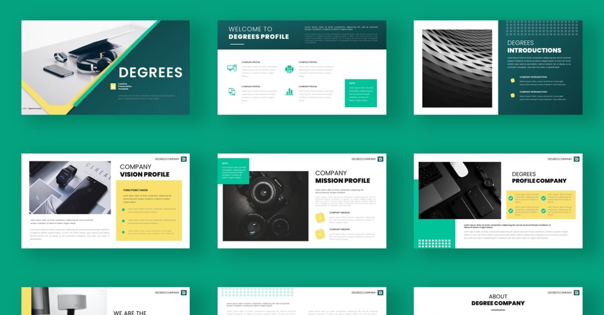 GRADI-Modello PowerPoint #335072 - TemplateMonster