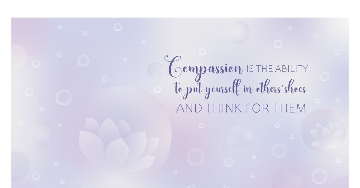Violet Inspirational Background Image 14400x8100px With Message About ...
