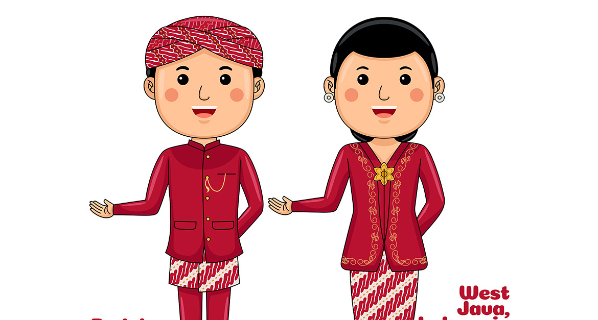 Welcome Gesture with Couple West Java Traditional Clothes