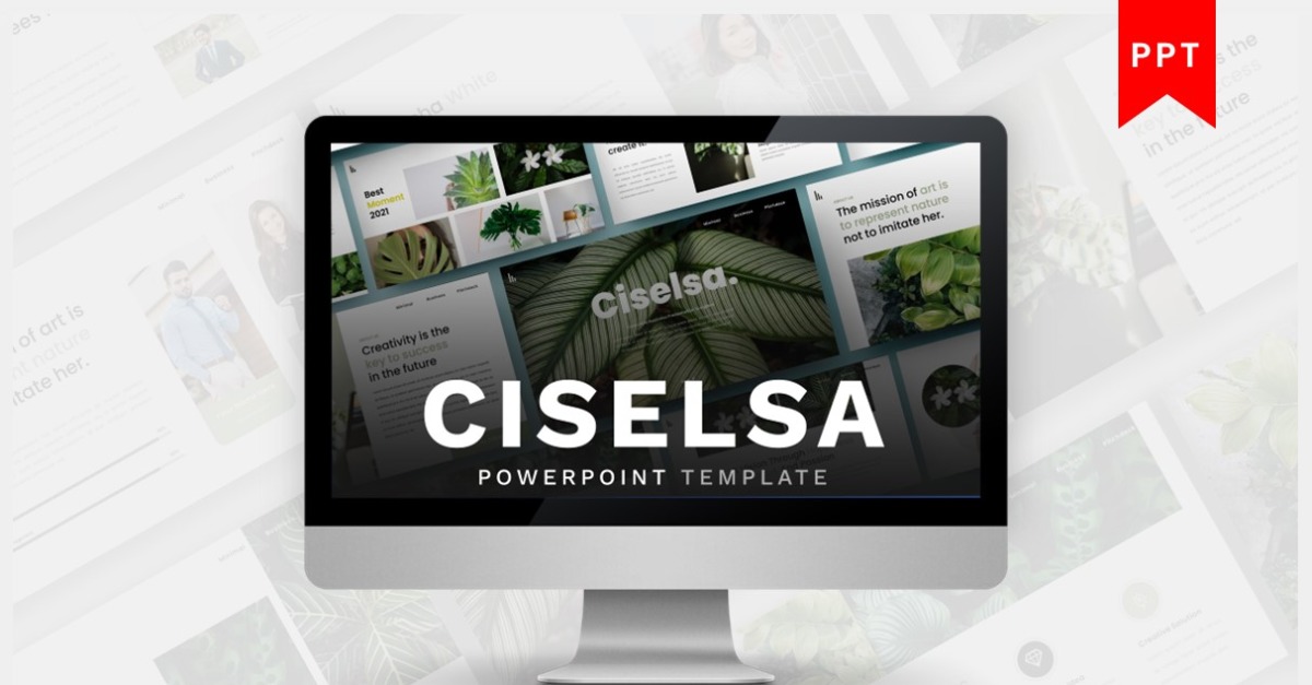 Ciselsa - PowerPoint İş Sunum Şablonu PPT - TemplateMonster