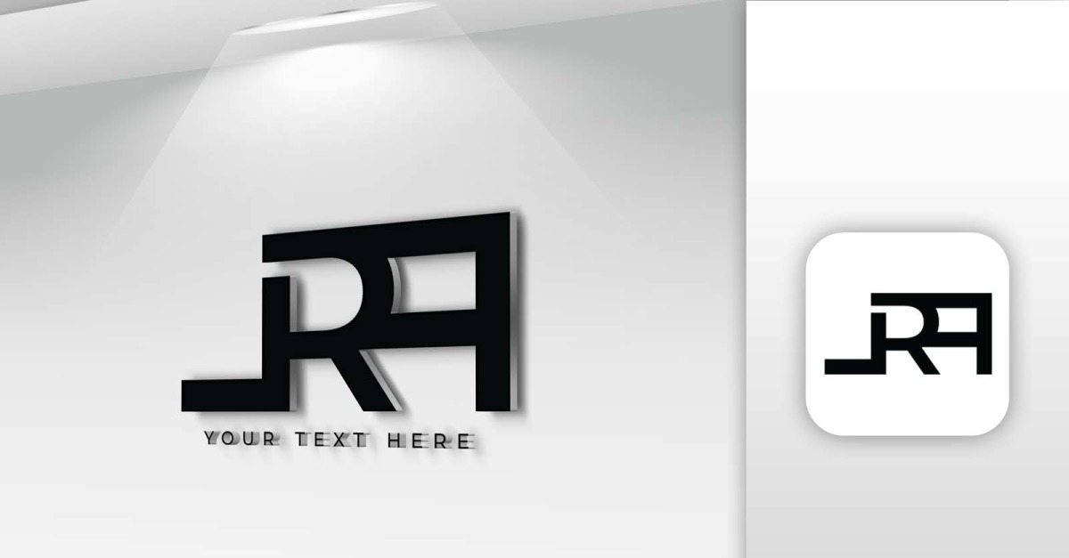 LRA Name Letter Logo Design - Brand Identity