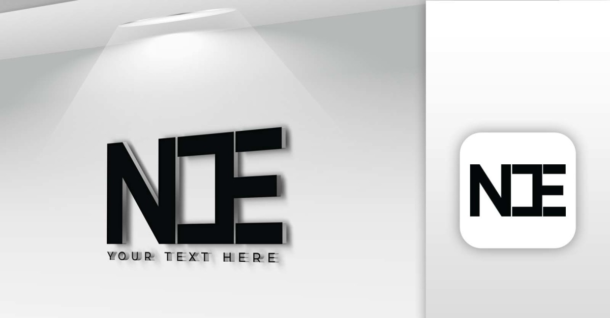 NOE Name Letter Logo Design - Identidad de marca