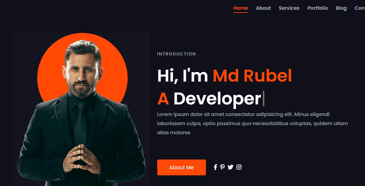 Themetech - Portfolio Bootstrap Template - TemplateMonster