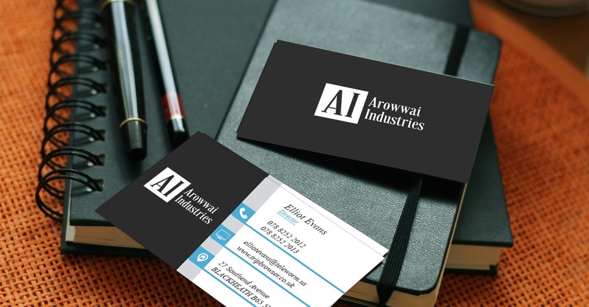Fully Editable and Easy to Customize Visiting Card