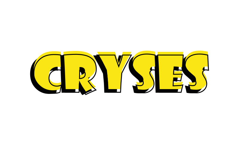 Wordmark Funky and fancy logo design - TemplateMonster