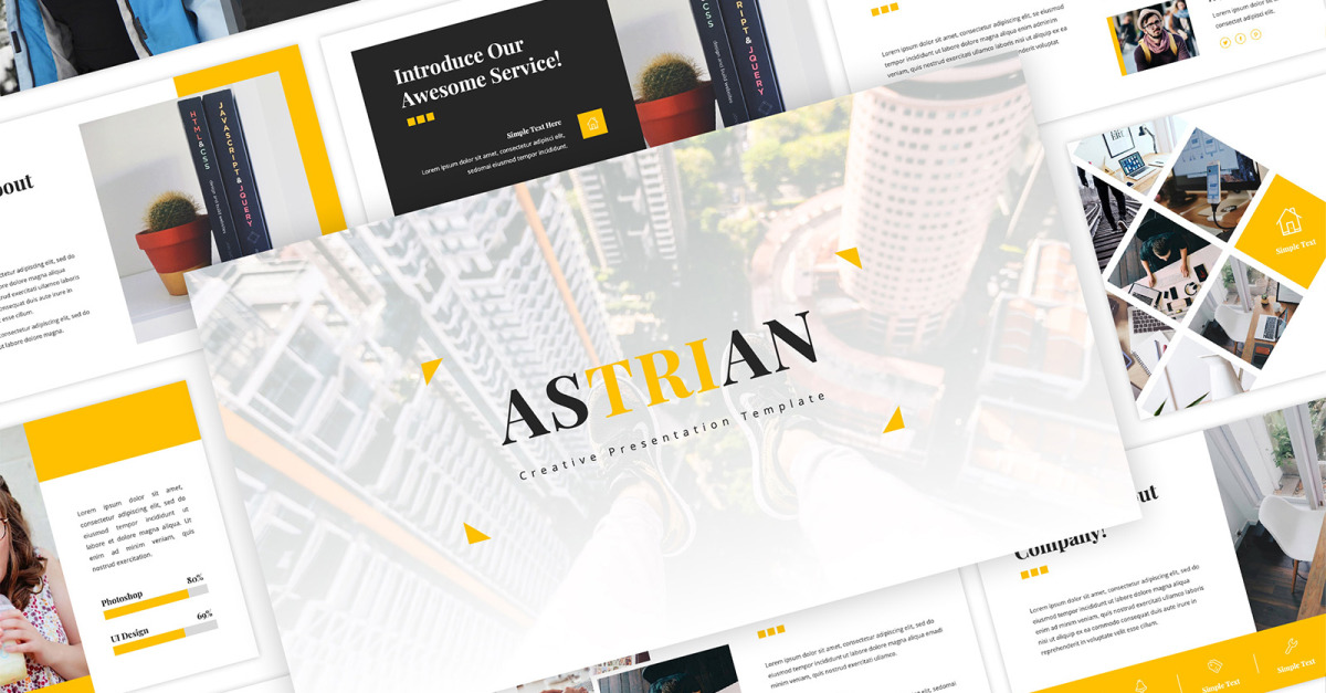 Astrian - Creative PowerPoint #336313 - TemplateMonster