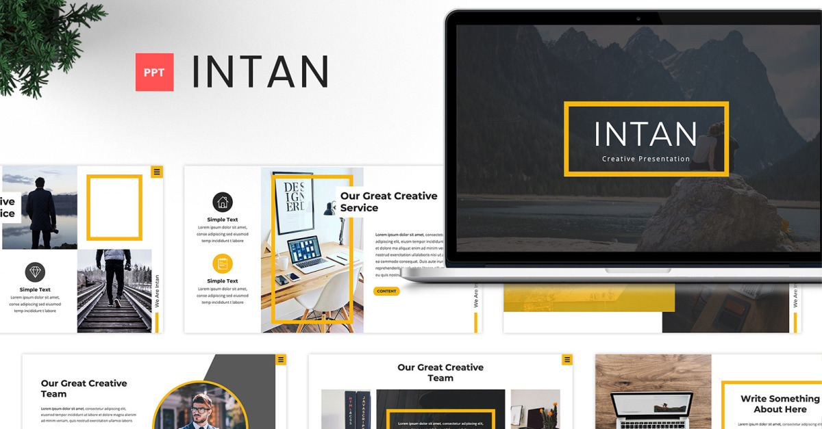 Intan - PowerPoint criativo #336335 - TemplateMonster