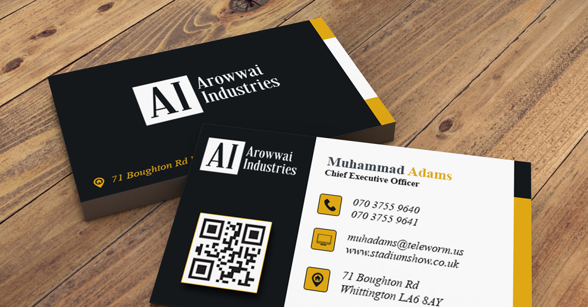 Corporate Business Card - E-cards Template - TemplateMonster