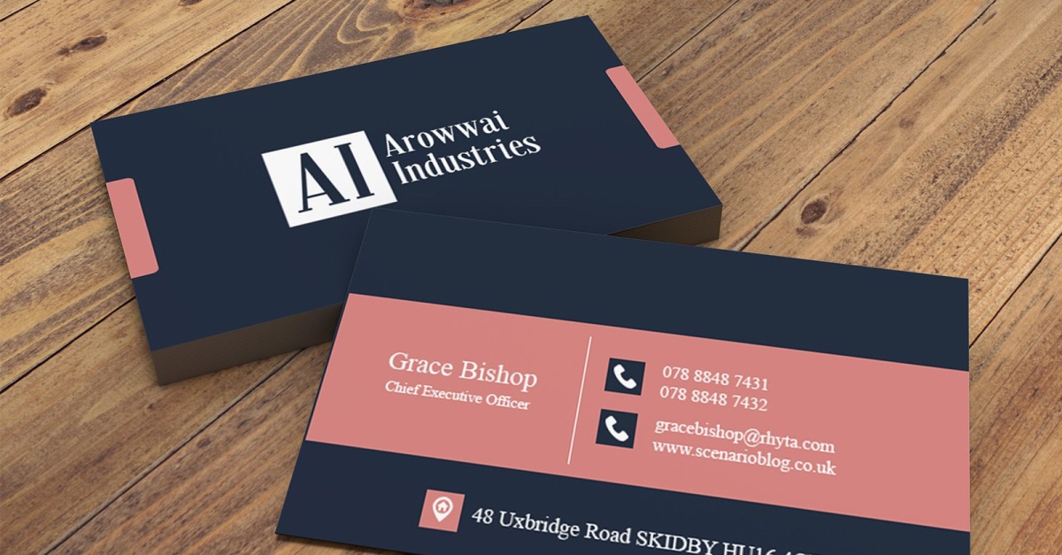 High-resolution Visiting Card #336785 - TemplateMonster