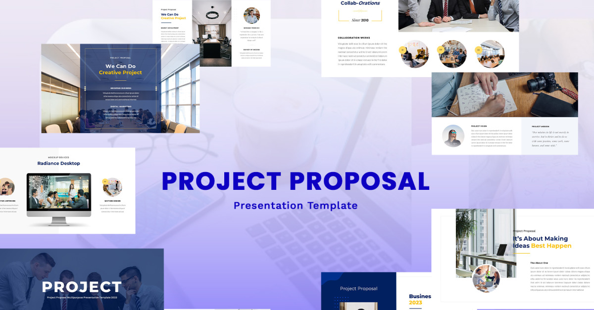 Project Proposal 2023 Powerpoint Templates - Templatemonster
