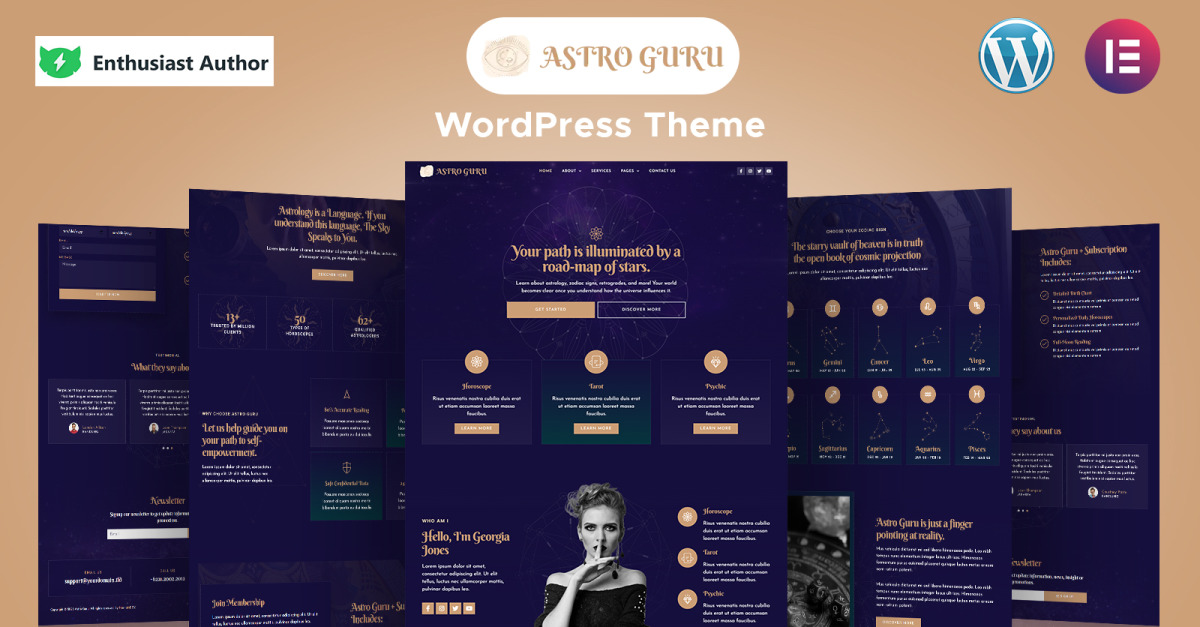 Astro Guru - Horoscope, Astrology & Astronomy WordPress Theme