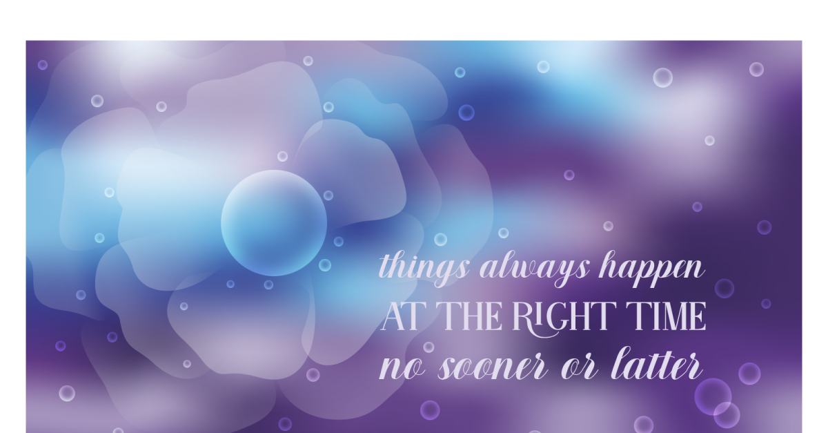 Purple and Blue Inspirational Background 14400x8100px With Message ...