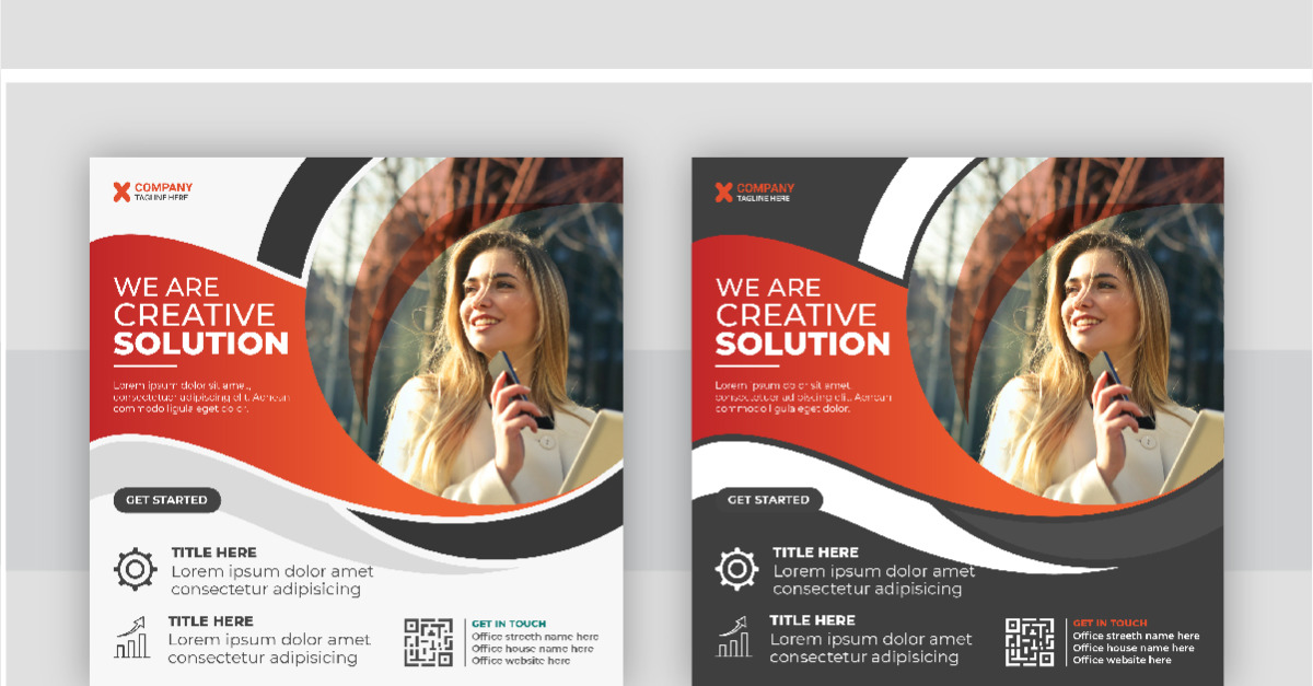 Creative digital marketing post design template