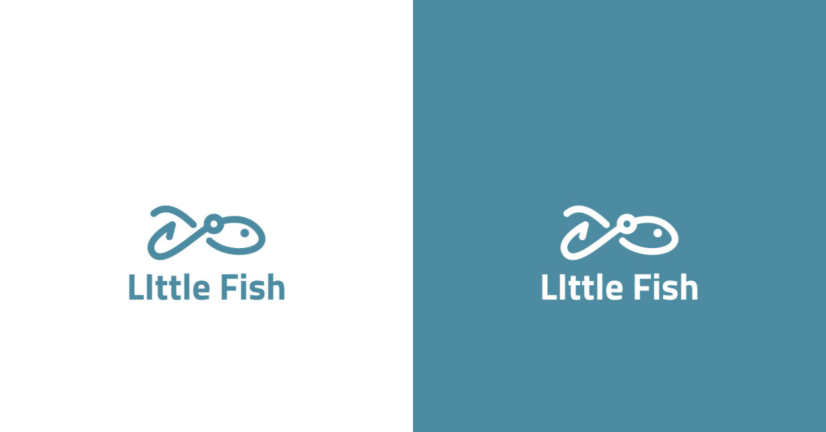 Little Fish Logo Design Template #337841 - TemplateMonster