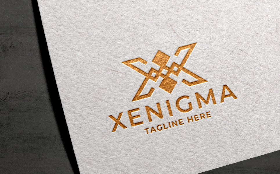 Xenigma Letter X Pro Logo Template #337880 - TemplateMonster