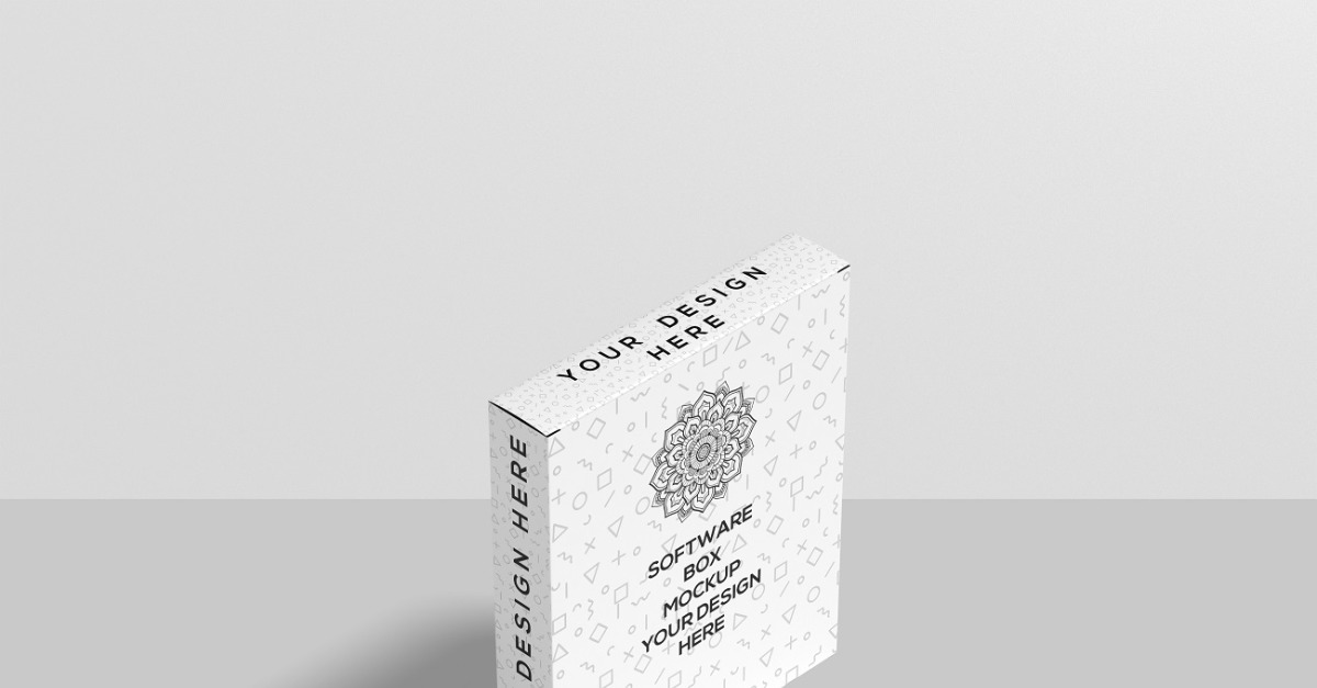 软件盒 - 超薄软件盒样机 #338030 - TemplateMonster
