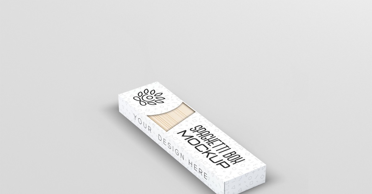 Spaghetti - Spaghetti Box Mockup 6 #338027 - TemplateMonster