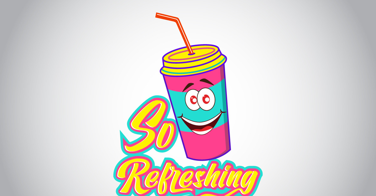 Canlandırıcı Meyve Suyu Logo Şablonu - TemplateMonster