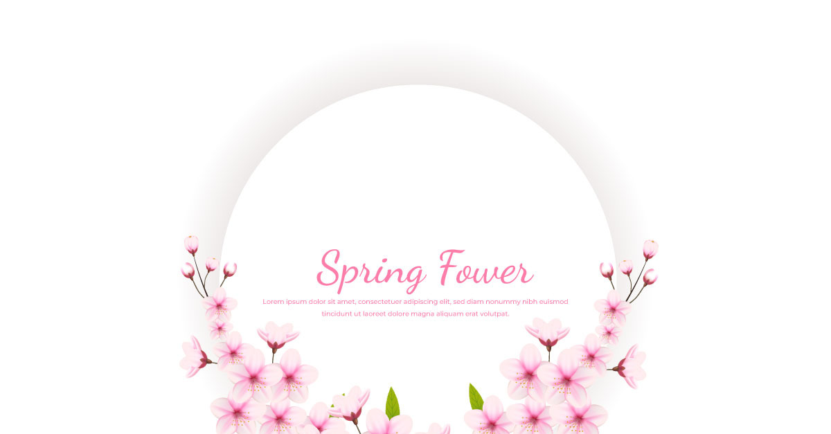 flor de cerezo vector