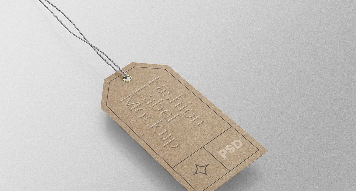 Fashion Label Tag PSD Mockup Vol 01 #339741 - TemplateMonster