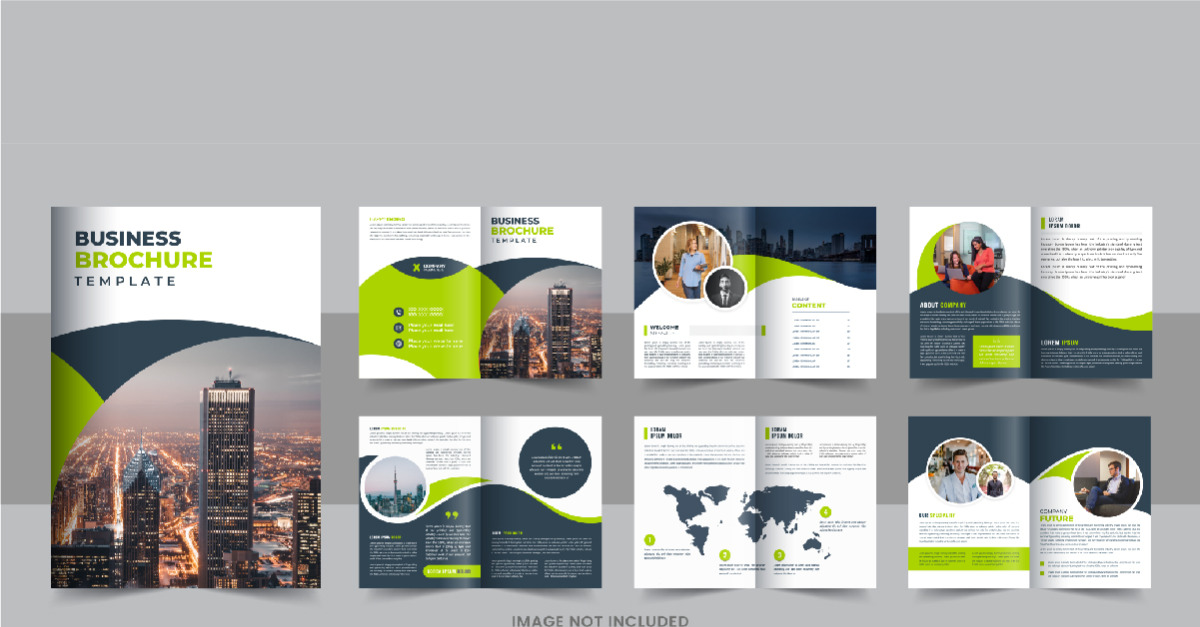 Modern Business Brochure Template design - TemplateMonster