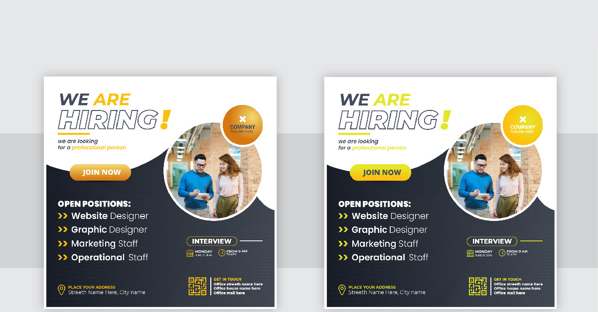 We Are Hiring Social Media post Or Digital Marketing Post template ...