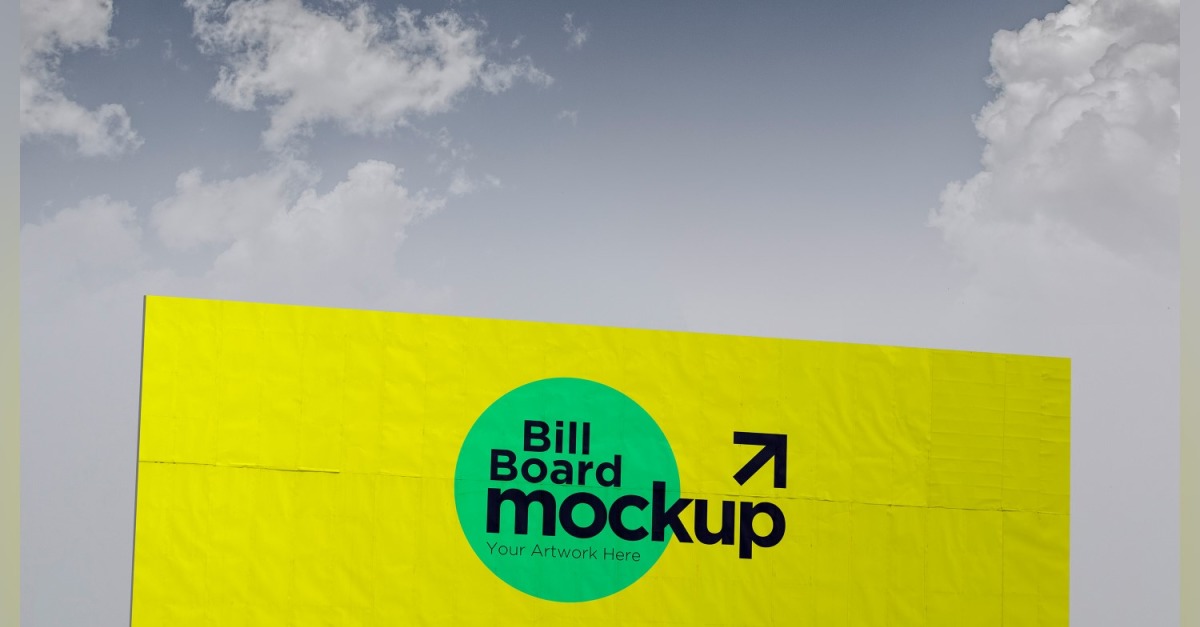 路边广告牌标志样机户外标牌模板 V 47 #340090 - TemplateMonster