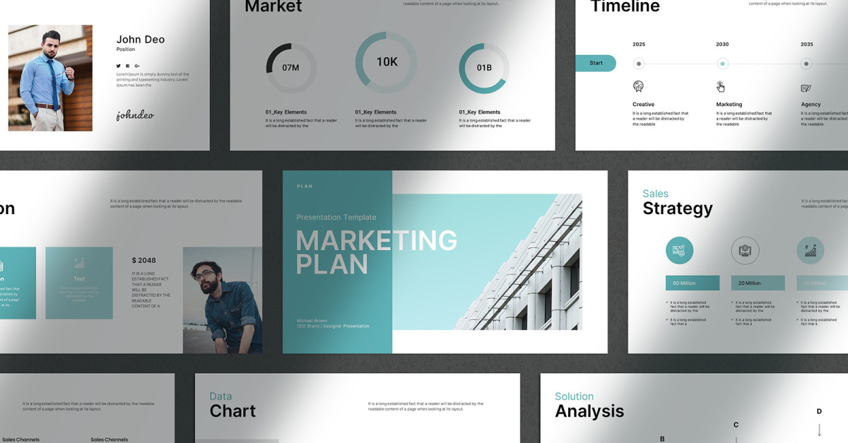 Apresentação em Powerpoint do Plano de Marketing