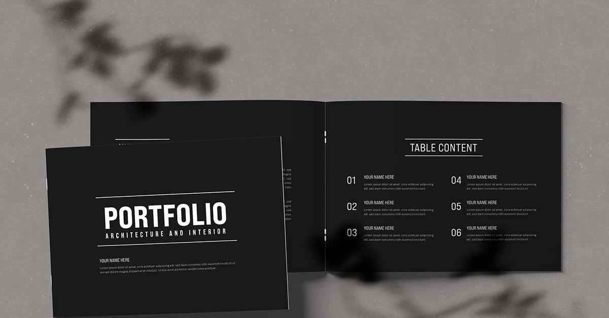 Black Portfolio Template Design #340263 - TemplateMonster