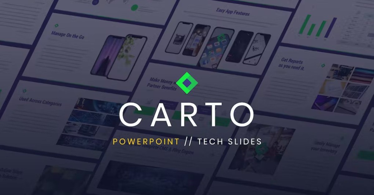 Carto - 科技业务PowerPoint模板 #340232 - TemplateMonster