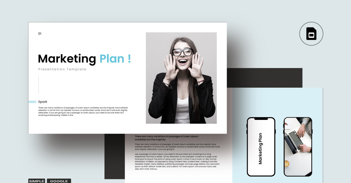 Creative Marketing Plan Presentation Template